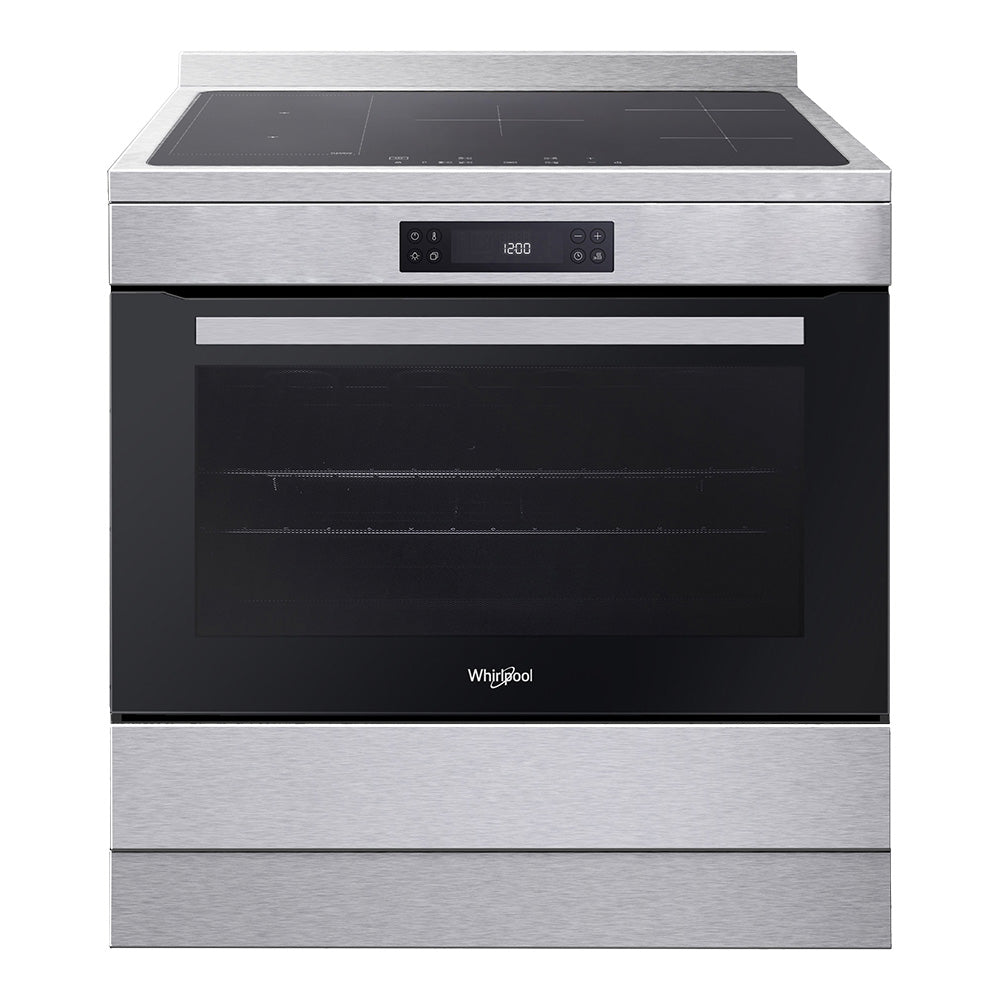 Whirlpool WS91I9SPX 90cm Induction Air Fry Freestanding Pyrolytic Oven ...